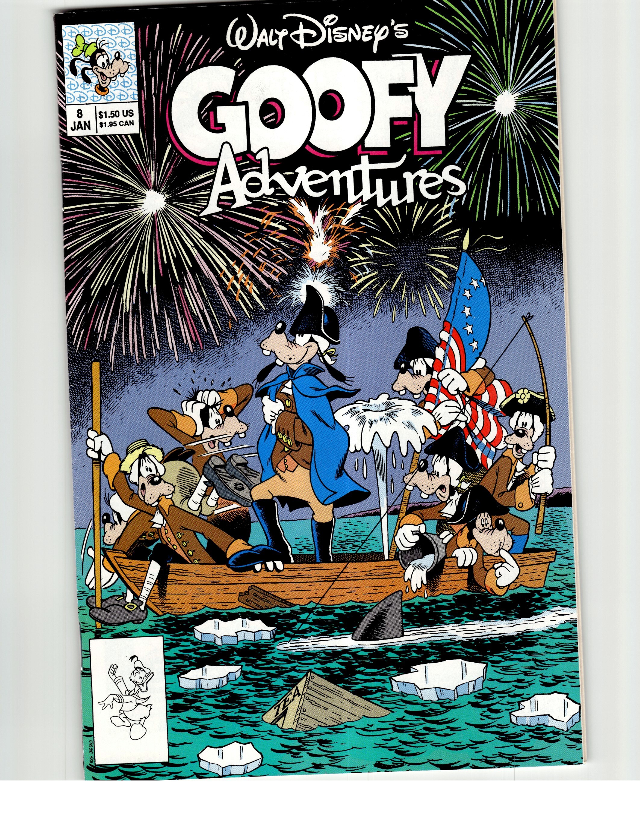 Goofy Adventures #8 (1991) Goofy | Comic Books - Copper Age, Disney ...
