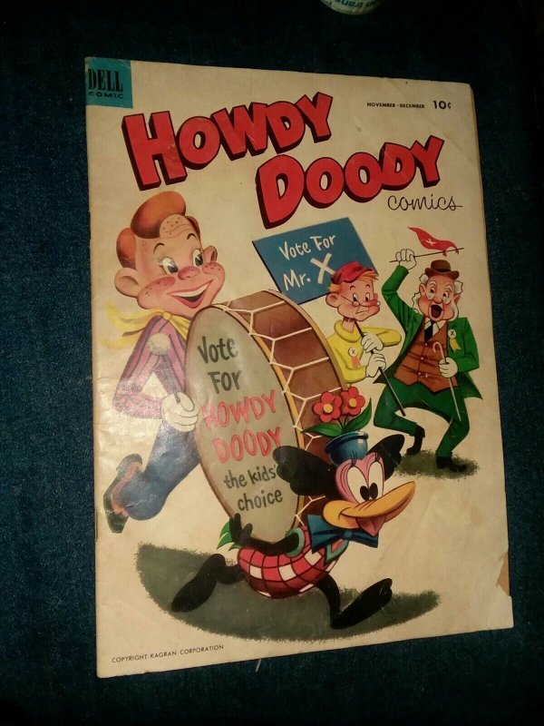 Howdy Doody #19 (Dell comics, 1952) golden age precode tv puppet show ...