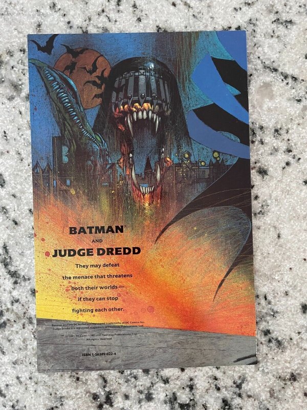 Batman - Judge Dredd Judgment On Gotham DC Comic Book Graphic Novel NM ...