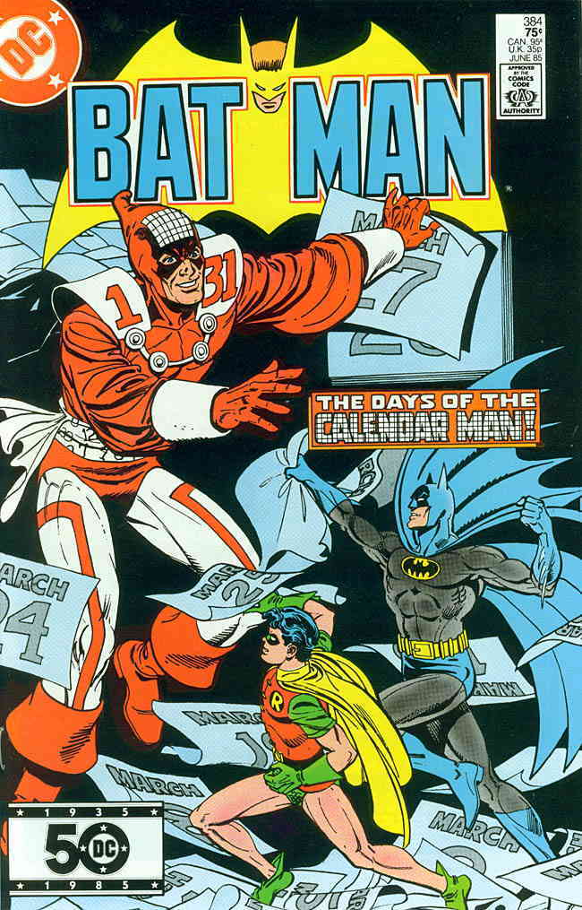 Batman #384 VG ; DC | low grade comic June 1985 Calendar Man | Comic ...
