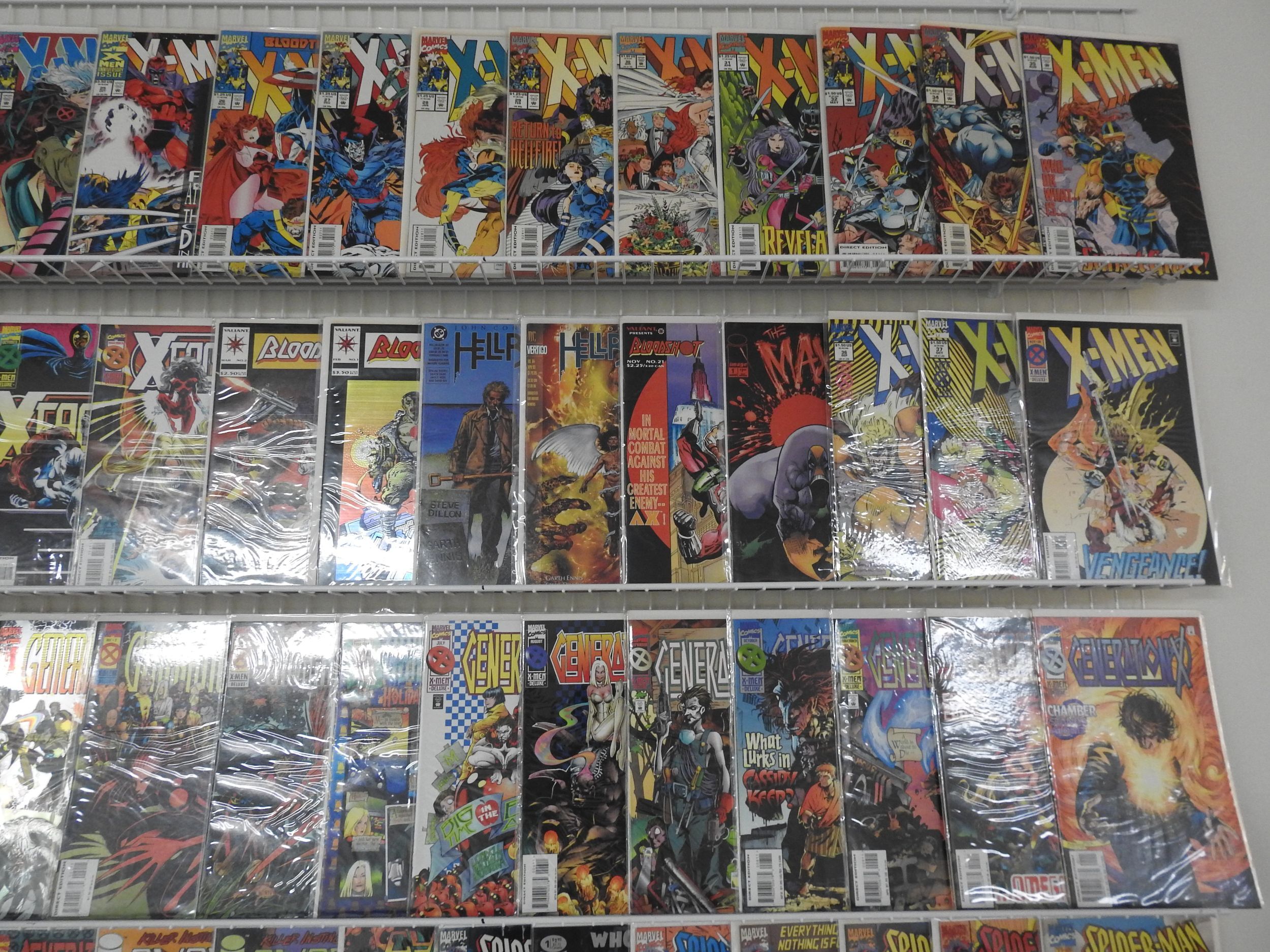 Huge Lot 140+ Comics W/ X-Men, Pitt, Maxx, Spider-man 2099+ Avg VF ...
