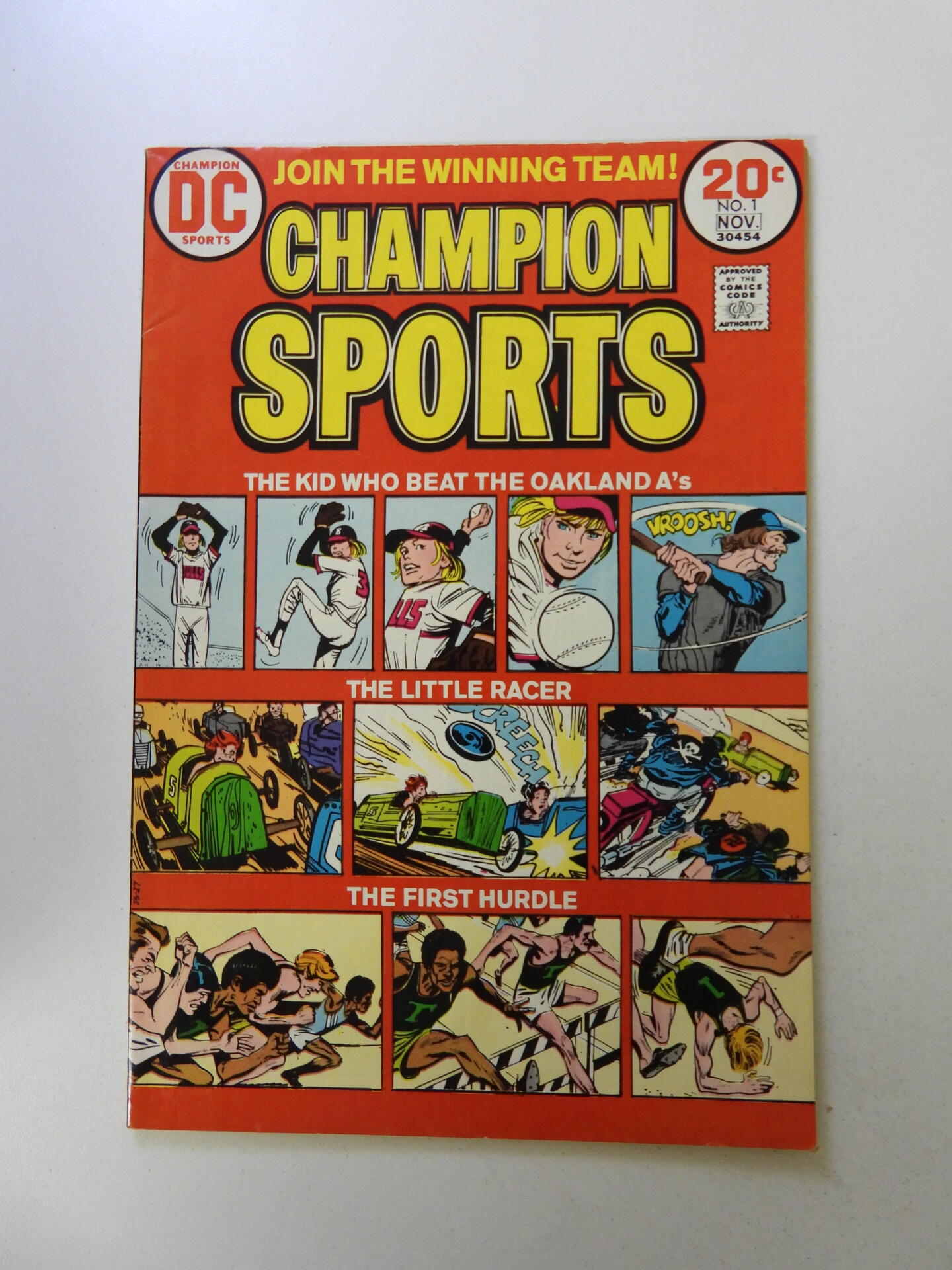 Champion Sports #1 (1973) FN- condition "stains back cover" | Comic ...