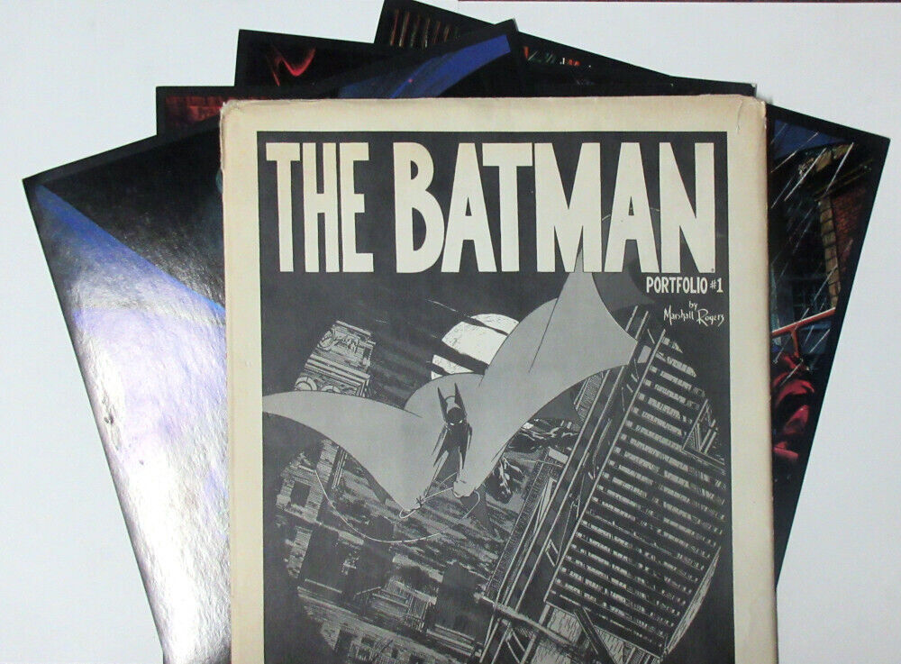 ② The Batman Portfolio #1 Marshall Rogers 1981 Opened Full Color Joker ...