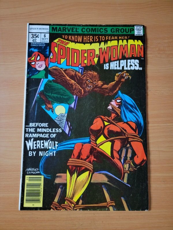 Spider-Woman #6 Newsstand Variant ~ FINE - VERY FINE VF ~ 1978 Marvel ...