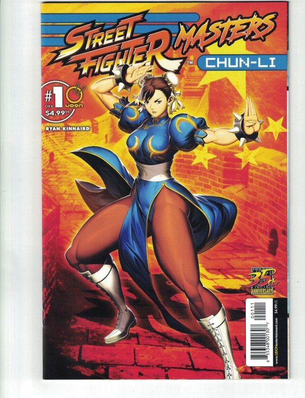 Street Fighter Masters Chun LI #1 Cover a Genzoman Udon Entertainment ...