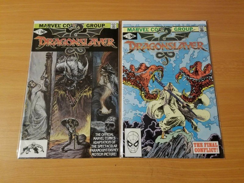 Dragonslayer 1-2 Complete Set Run! ~ NEAR MINT NM ~ 1981 Marvel Comics | Full Runs & Sets / HipComic