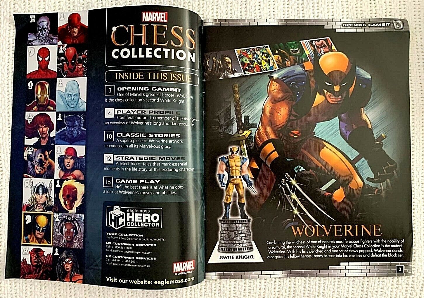 MARVEL SPIDER-MAN & WOLVERINE Limited Edition Chess Pieces w/Books NIB ...