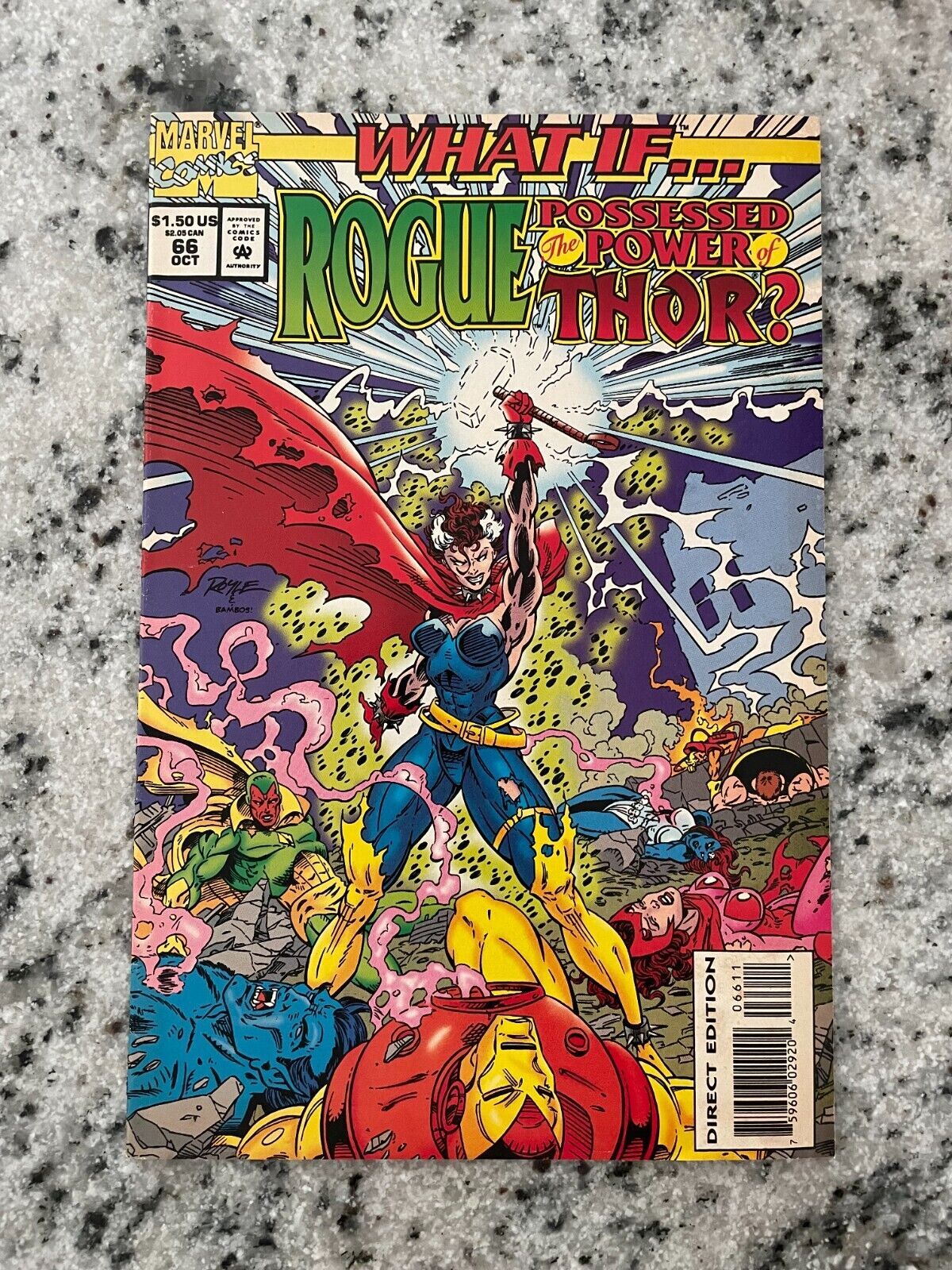 What If ? # 66 VF Marvel Comic Book Rogue Thor Iron man Avengers Hulk 3 ...