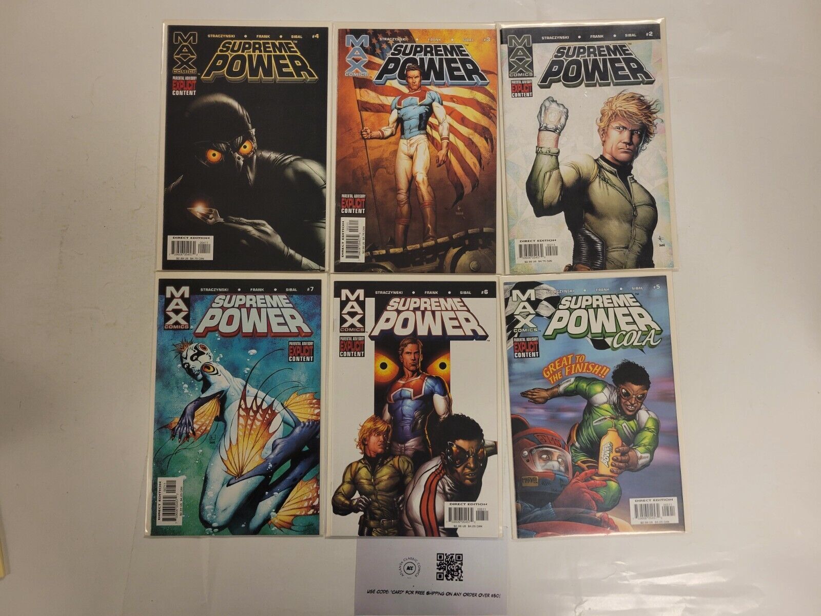 6 Supreme Power Marvel Max Comic Books #2 3 4 5 6 7 75 RC30 | Comic ...