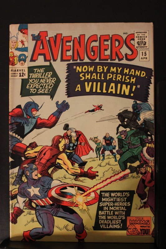 The Avengers #15 (1965) Baron Zemo and His Masters Of Evil! FN/VF ...