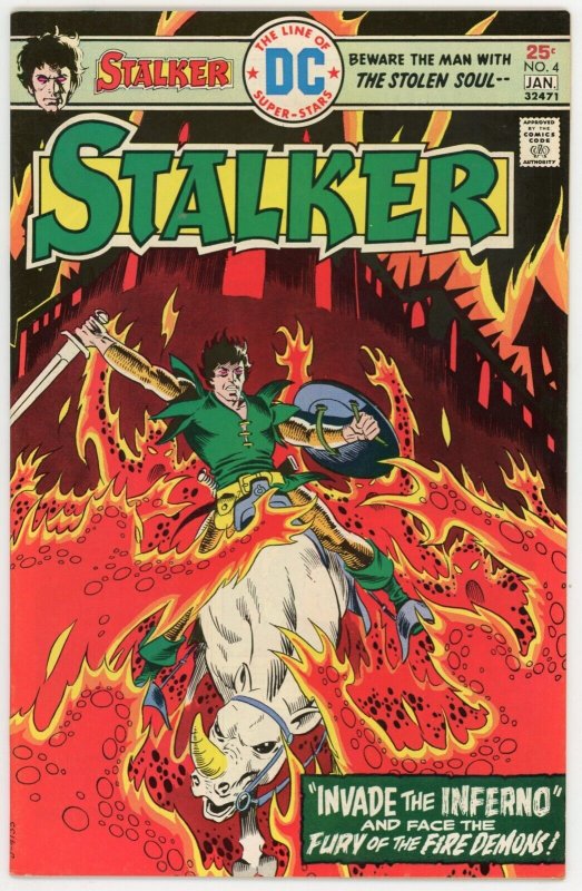 Stalker 4 VFNM 9.0 Bronze Age DC 1975 Steve Ditko Wally Wood Paul ...