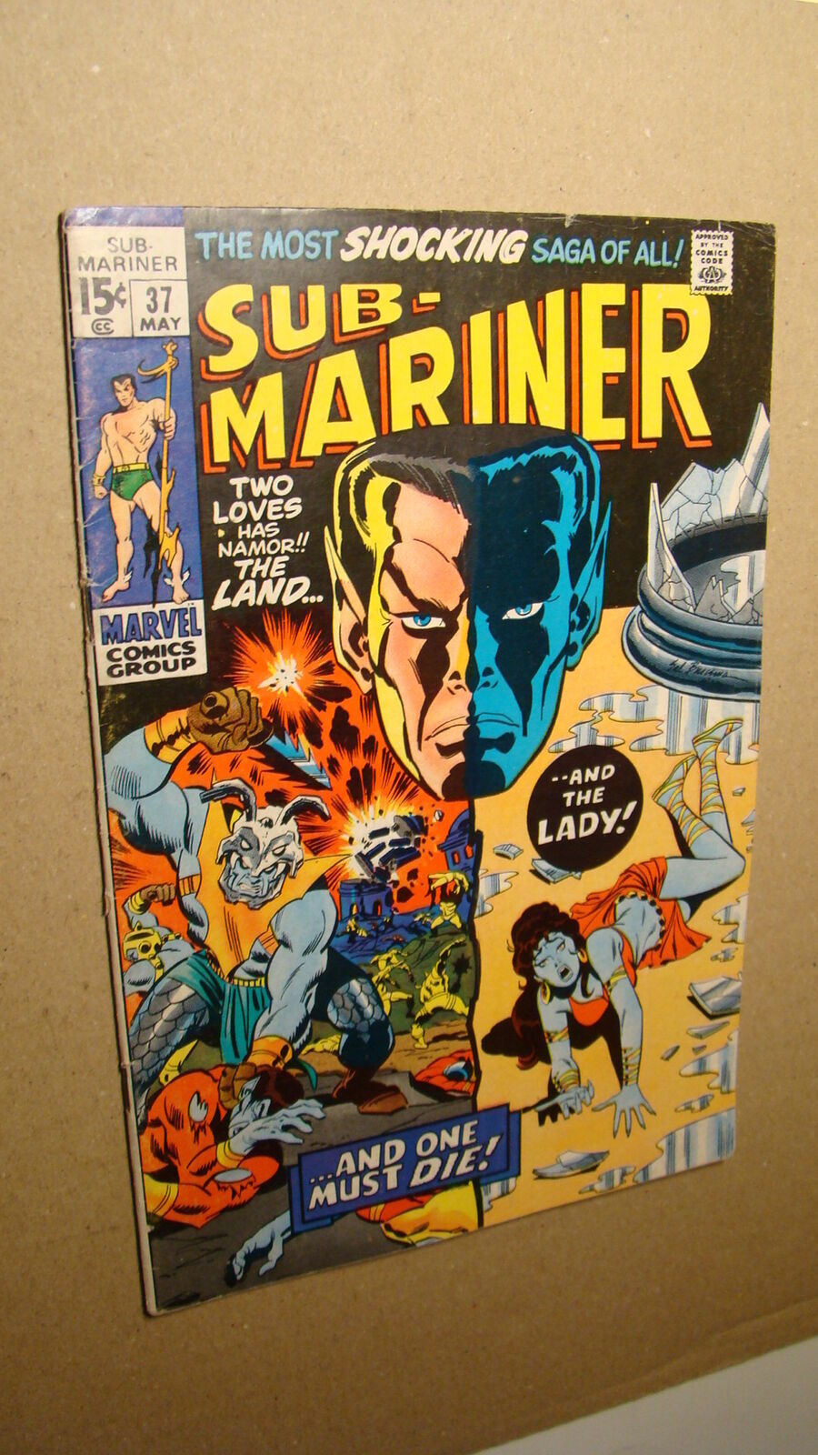 Sub-Mariner 37 *Solid* VS Attuma 1970 Marvel | Comic Books - Bronze Age, Marvel, Sub-Mariner ...