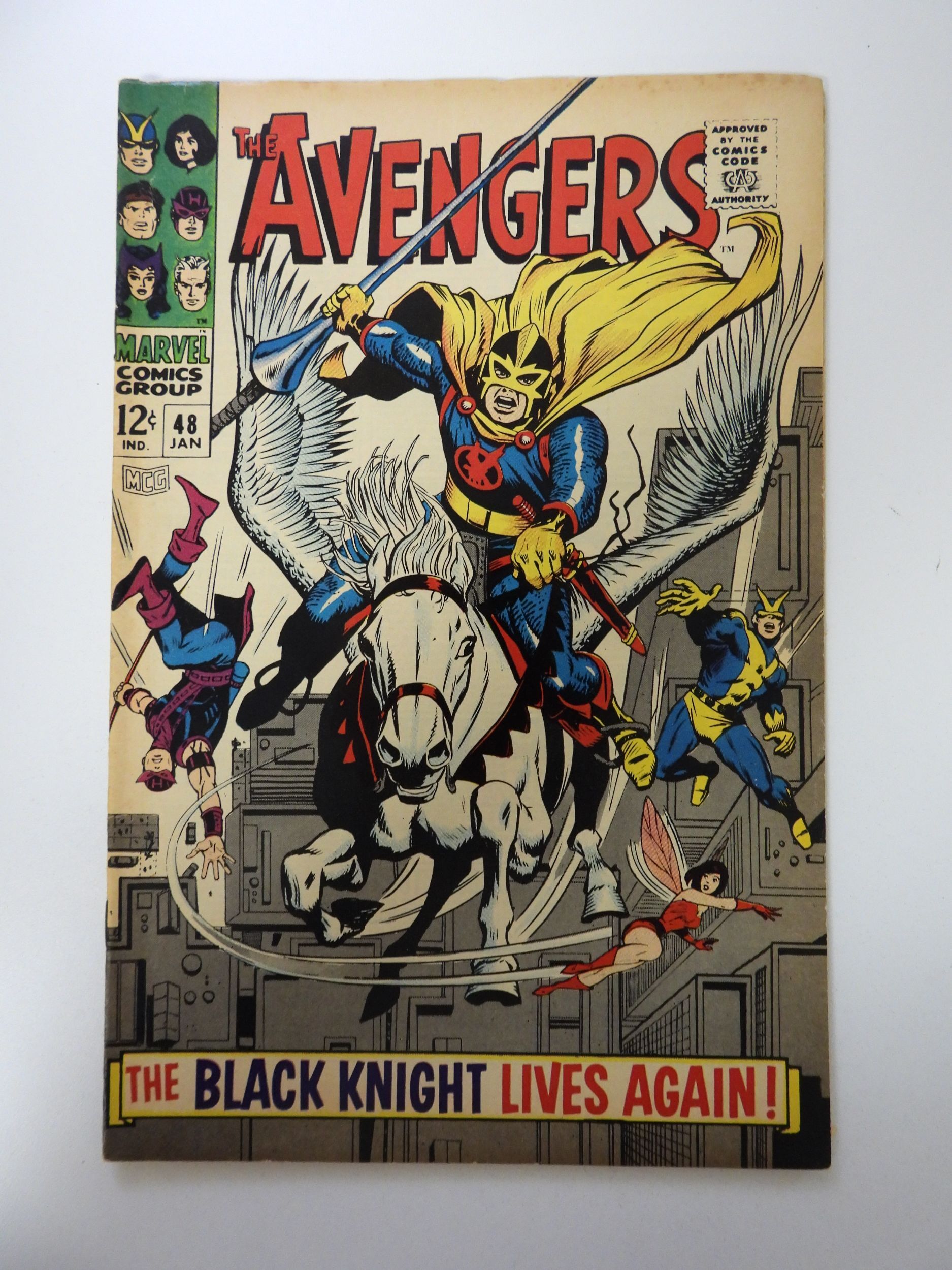The Avengers #48 (1968) 1st app of the new Black Knight FN/VF condition ...