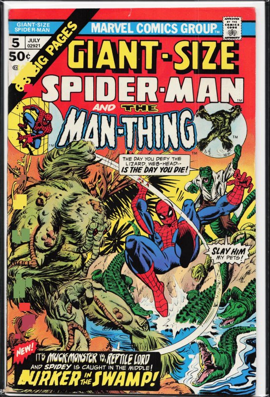 Giant-Size Spider-Man #5 (1975) Spider-Man | Comic Books - Bronze Age ...