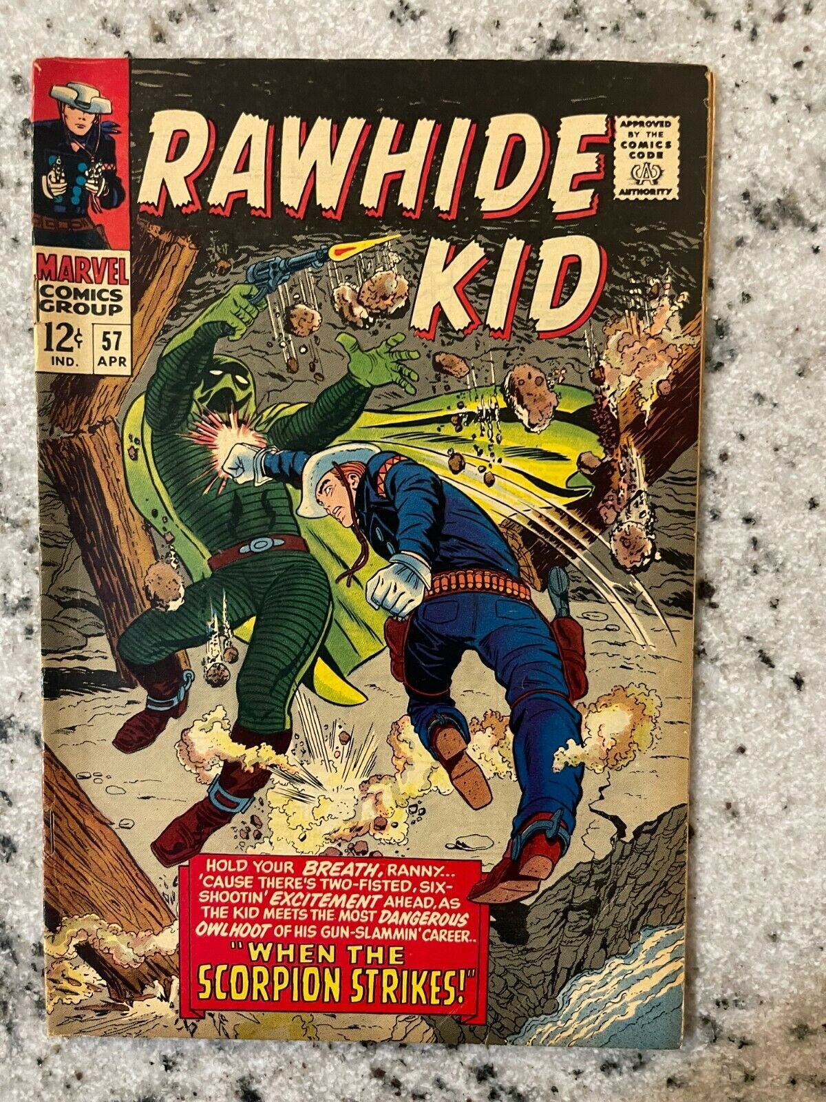 Rawhide Kid # 57 VF Marvel Comic Book Western Cowboy Peacemaker Indians ...