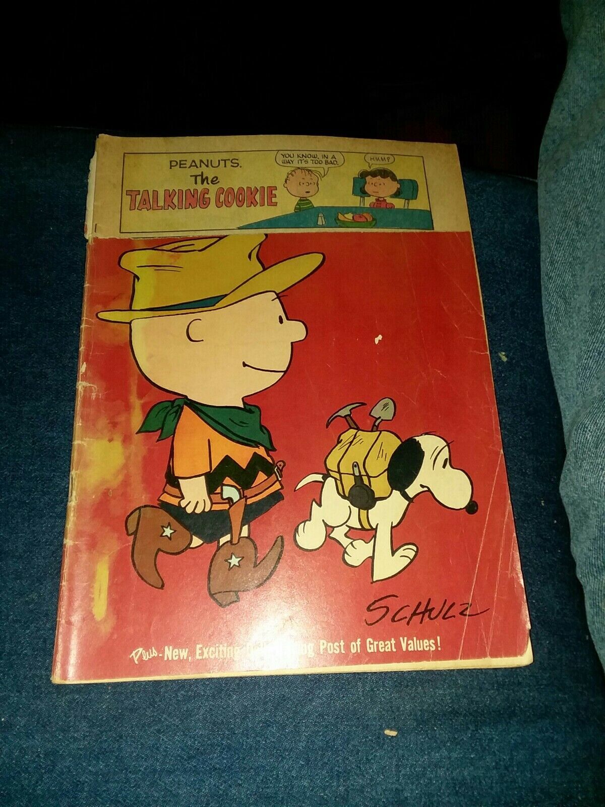 PEANUTS #10 Dell comics 1961 silver age charlie brown and snoopy Cover ...