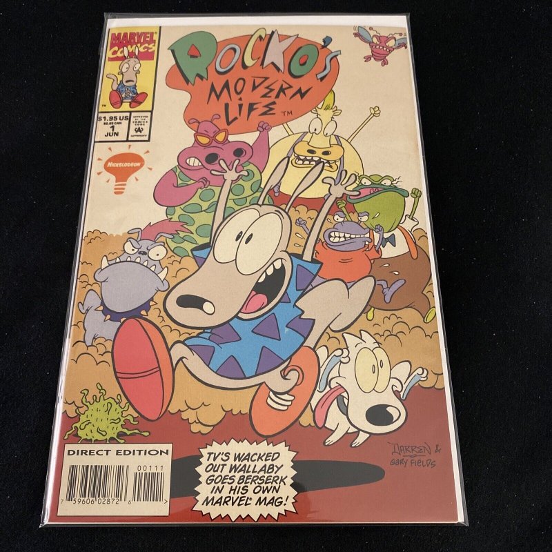 Marvel Comics Rocko’s Modern Life (1994) #1 Lewandowski Fields Auck ...
