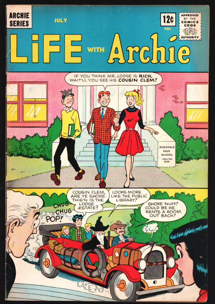 Life With Archie #28 1964-Archie--Country Cousins-Betty & Veronica-FN/VF | Comic Books - Silver ...