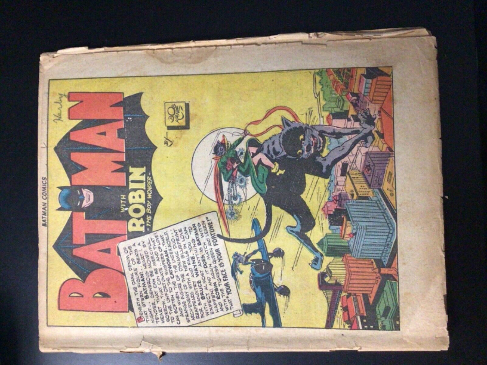 D.C. Comics, Batman #15, 1943, Catwoman New Costume, PR Read inside! | Comic Books - Golden Age ...