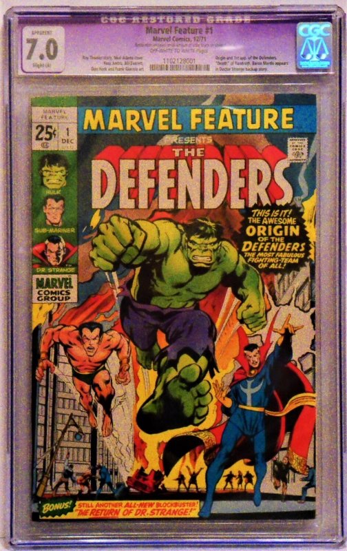 Marvel Feature #1 CGC 7.0 Purple label(1971) | Comic Books - Bronze Age ...