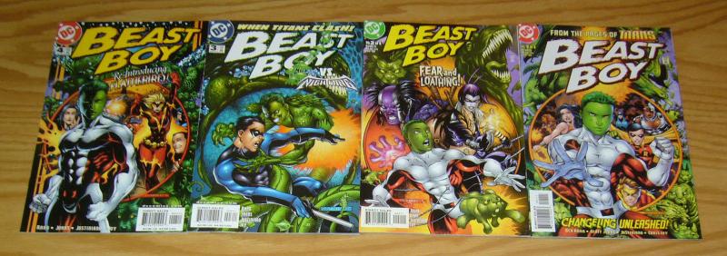 Beast Boy #1-4 VF/NM complete series - teen titans - geoff johns ...