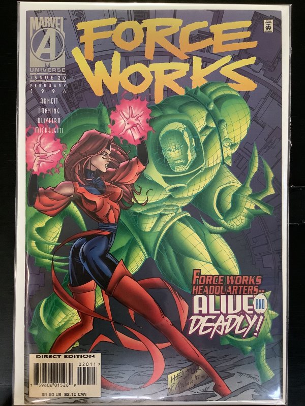 Force Works #20 (1996) | Comic Books - Modern Age, Marvel, Scarlet Witch, Superhero / HipComic