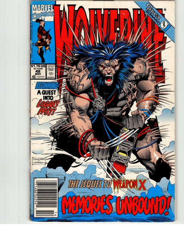 Wolverine #48 (1991) Wolverine [Key Issue] | Comic Books - Copper Age ...