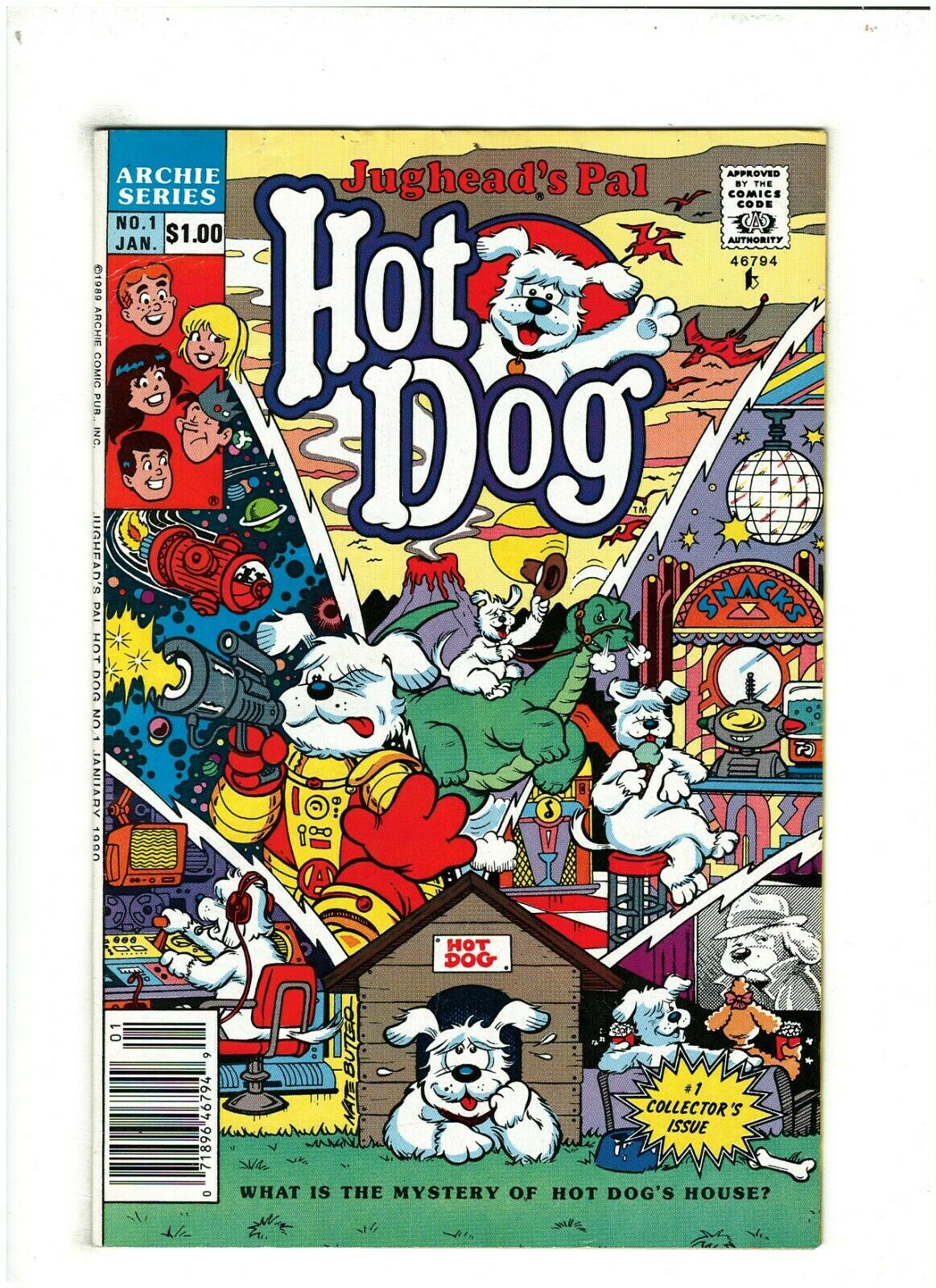 Jughead's Pal Hot Dog #1 VG 4.0 Archie Comics 1990 | Comic Books ...