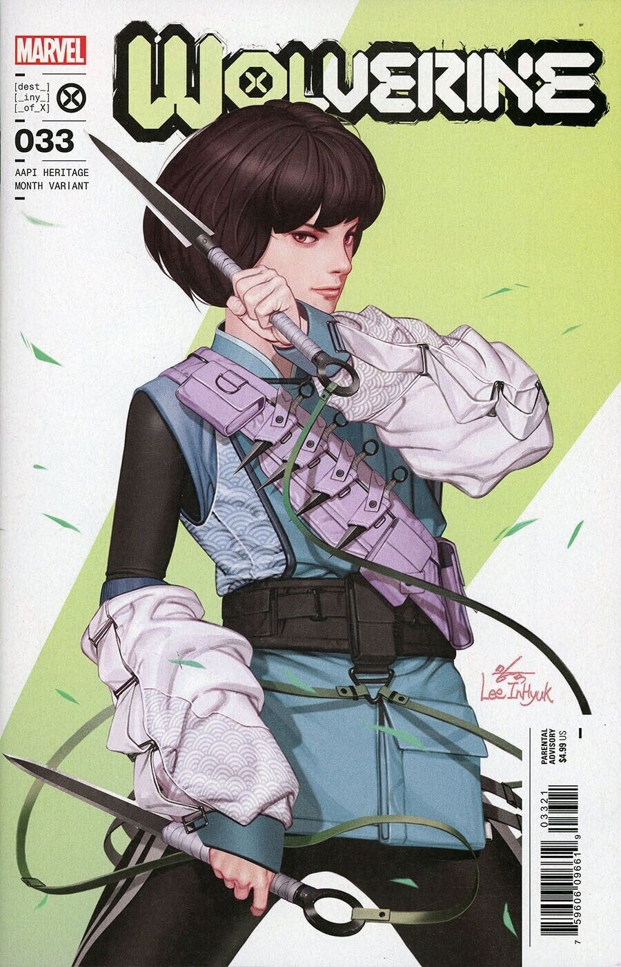 Wolverine Vol 7 #33 Cover C Variant Lee Sister Dagger AAPI Marvel 2023 ...