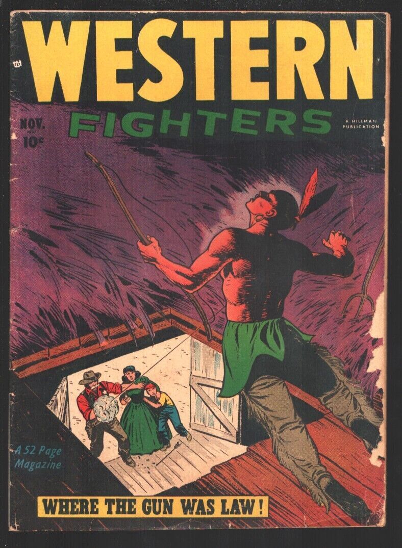 Western Fighters Vol.3 #1 1951-Hillman-Bernie Krigstein art-Wolfgirl of ...