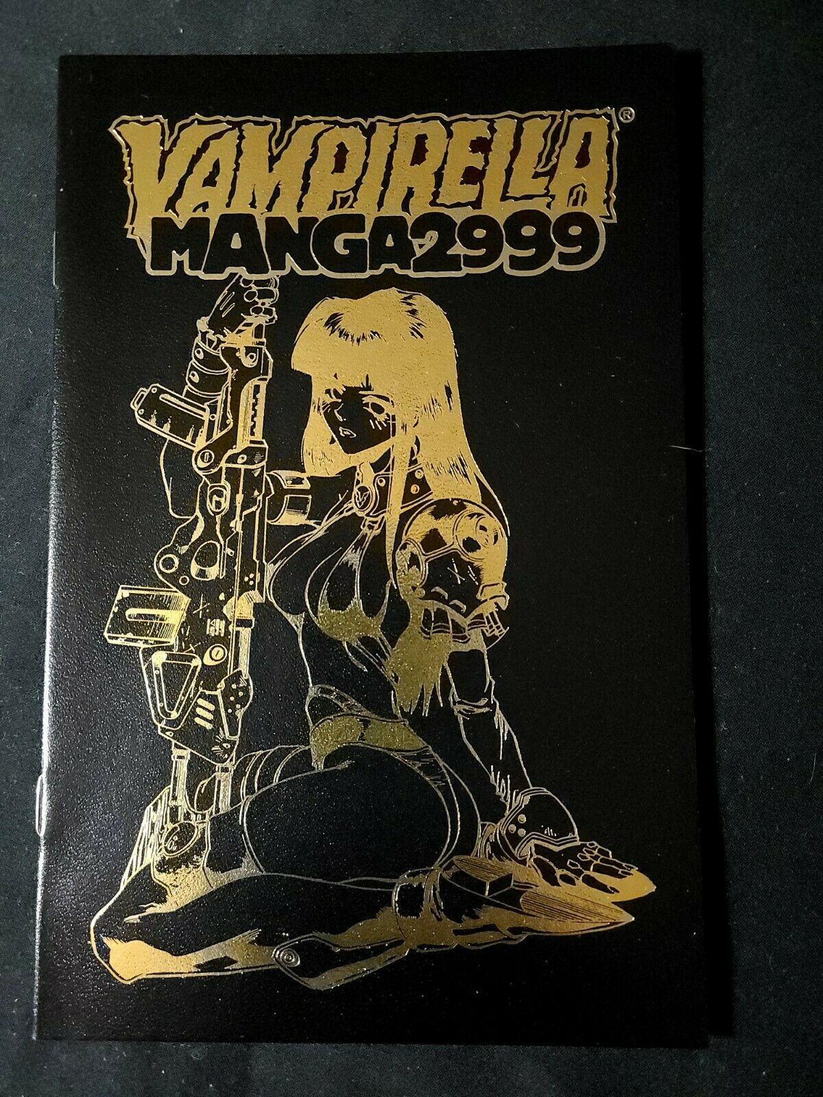NM Vampirella Manga 2999 Gold Foil Black Leather Ashcan | Comic Books ...