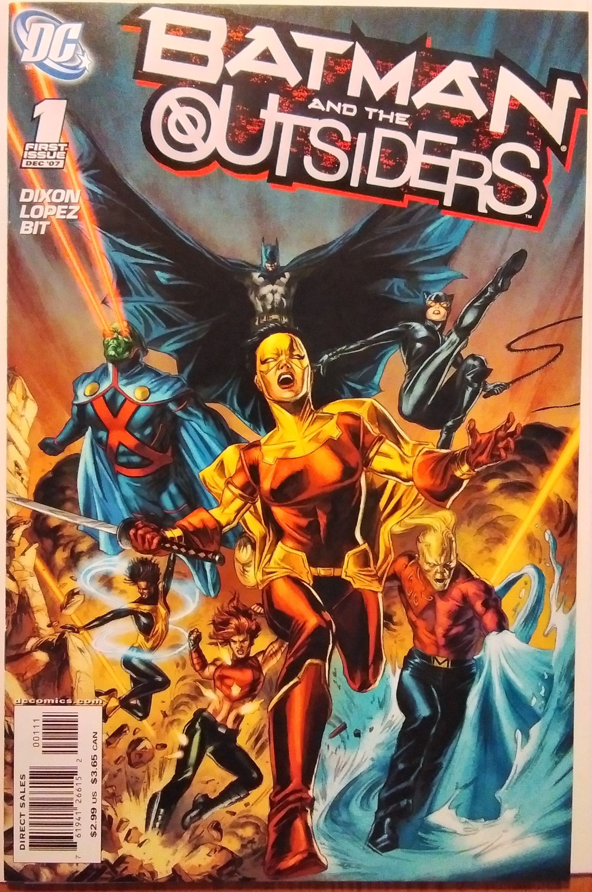 Batman and the Outsiders #1 Doug Braithwaite Cover (2007) | Comic Books ...