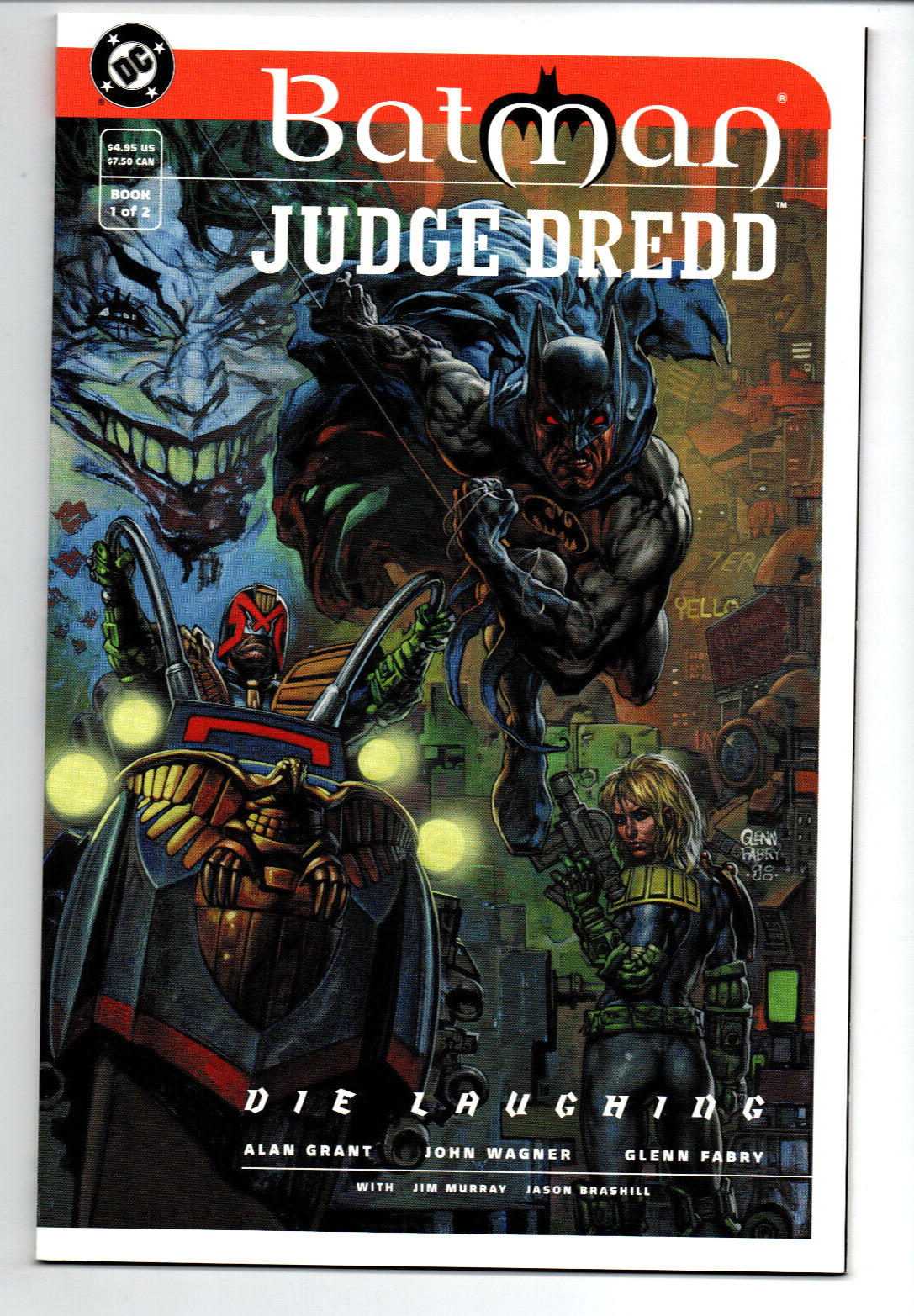 Batman/Judge Dredd: Die Laughing #1 & 2 Complete Set - 1998 - NM ...