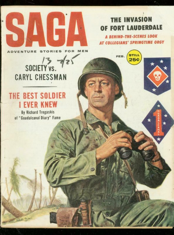 Saga--Feb 1960-Cheesecake-Anna Stanovich-Pulp-Ww II- VG | Comic ...
