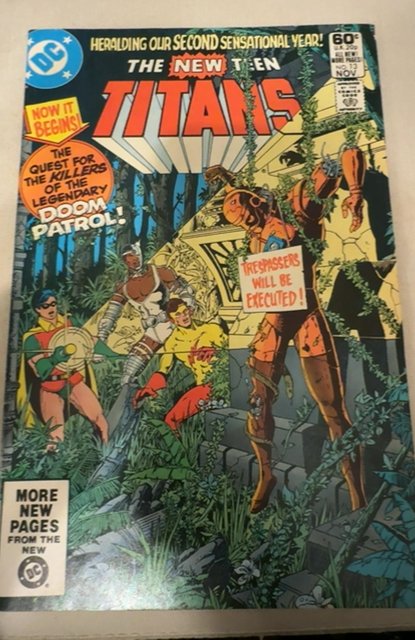 The New Teen Titans #13 (1981) Teen Titans | Comic Books - Bronze Age, DC Comics, Teen Titans ...