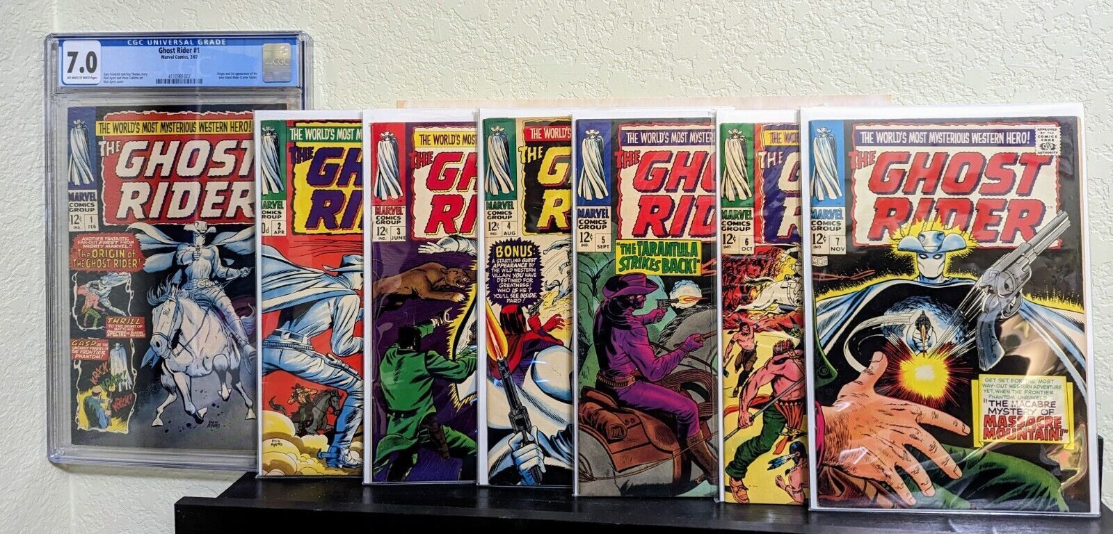 Ghost Rider #1-7 Full Run Set. #1 CGC 7.0. All Books 8.5+ | Comic Books ...