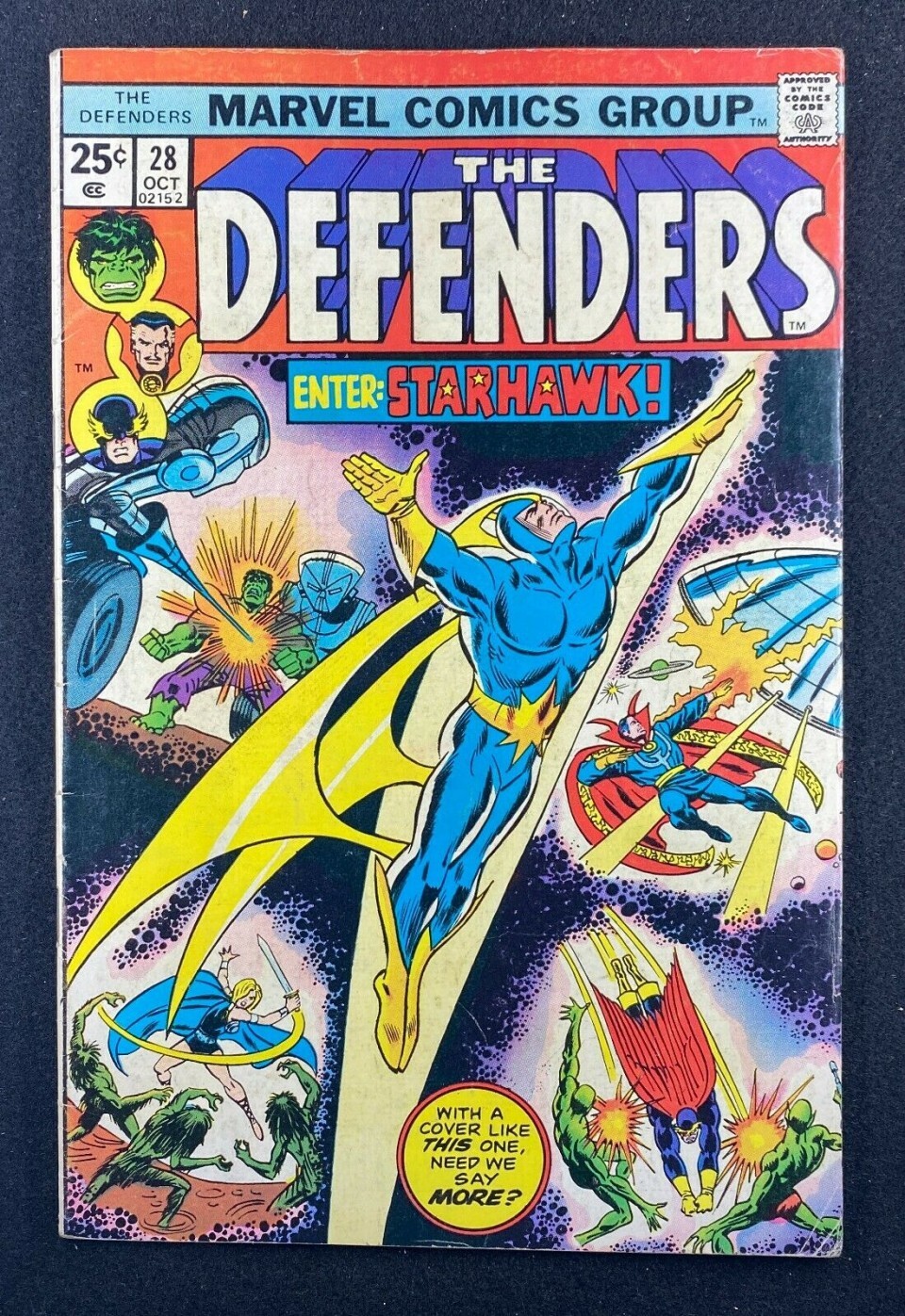 Defenders (1972) #28 VG (4.0) 1st Full Appearance Starhawk | Comic ...