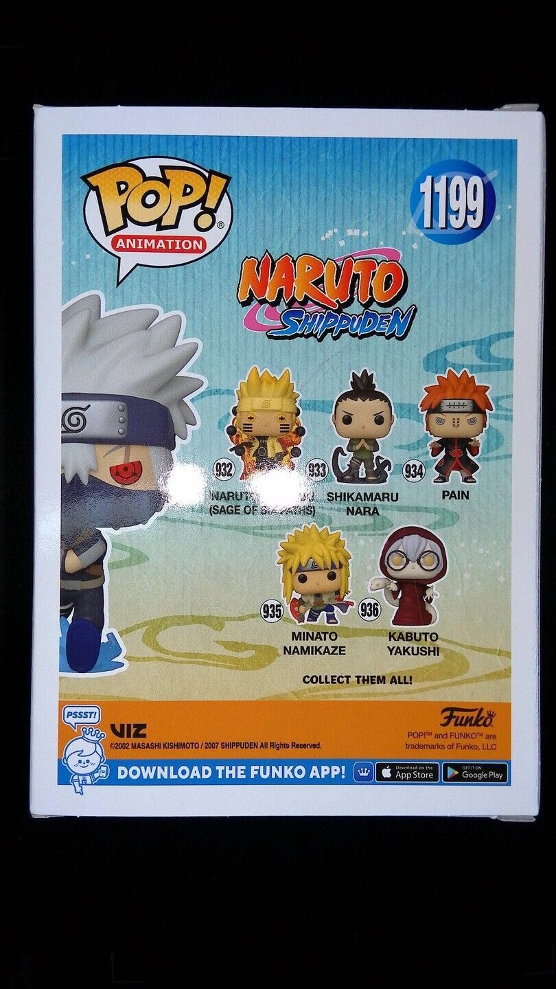 Funko Pop! Naruto Shippuden Kakashi Hatake Glow Chase #1199 AAA ...