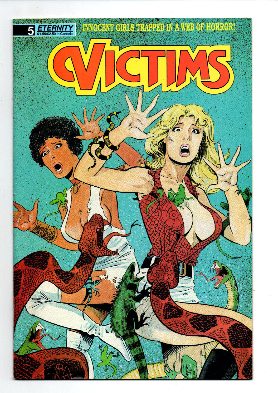 Victims #2 3 4 & 5 - RARE - Early Jim Balent covers - Eternity - 1988 - (-NM) | Comic Books ...