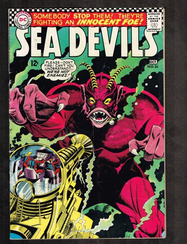 Sea Devils #31 ~ Grey Tone Cover ~ 1966 (4.0) WH | Comic Books - Silver ...