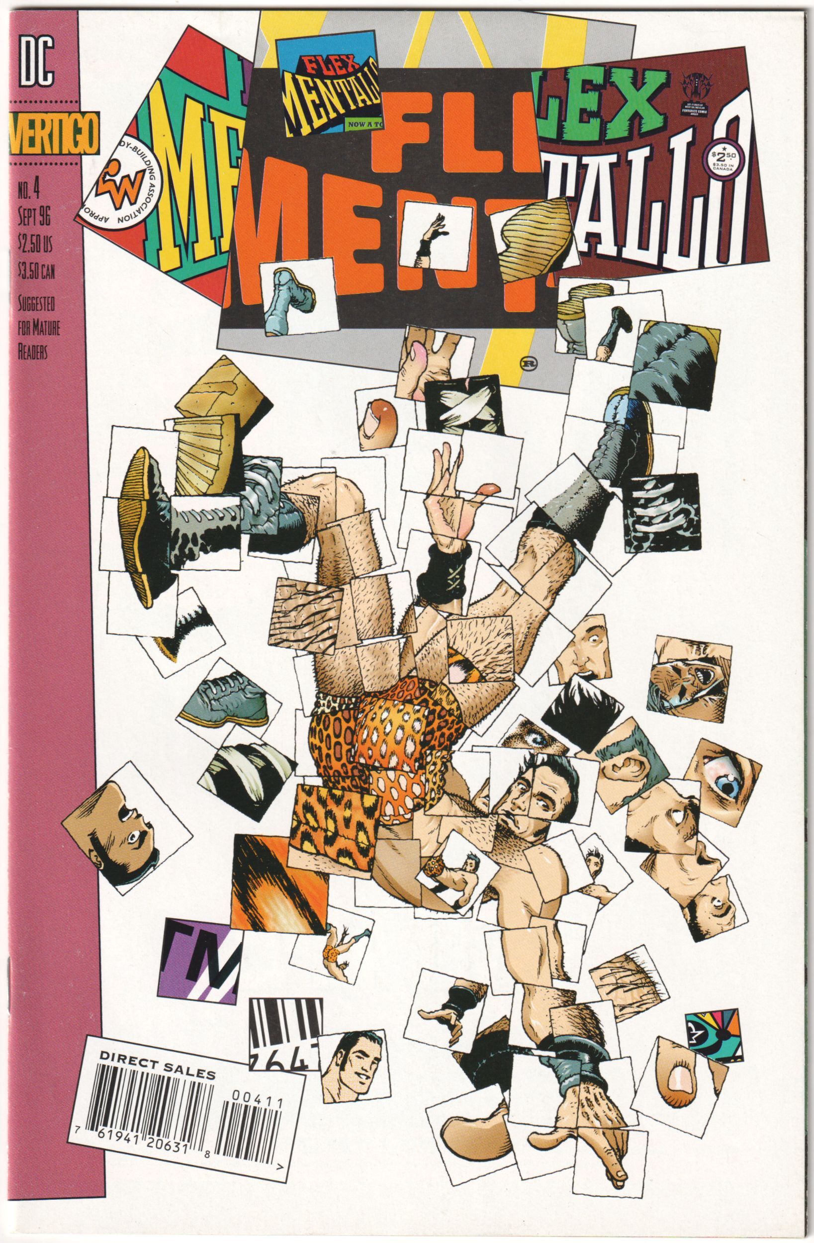 Flex Mentallo #1, 2, 3, 4 (1996) Complete set! Grant Morrison and Frank ...