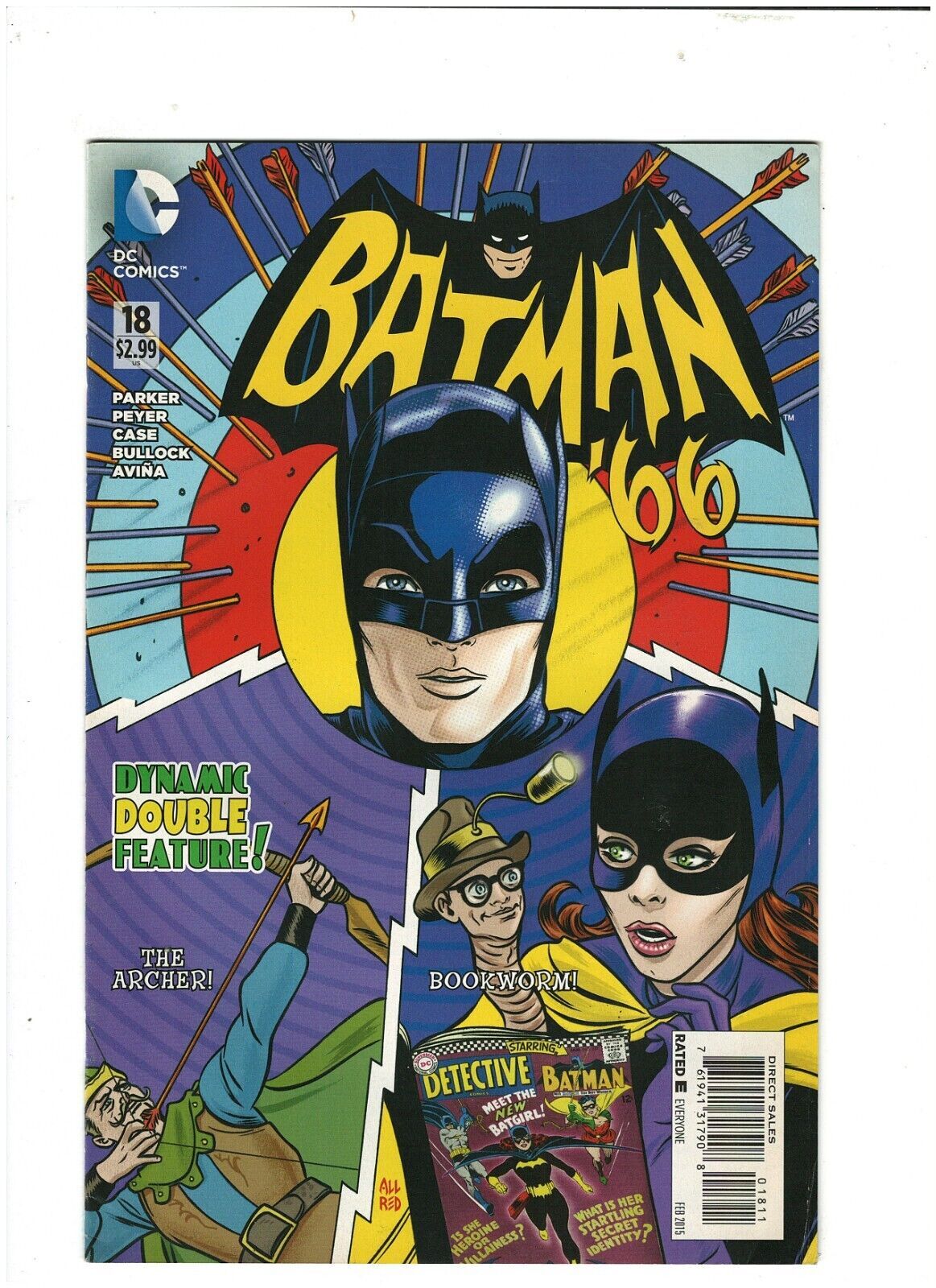 Batman '66 #18 DC Comics 2015 Robin & Batgirl, vs. Bookworm VG/FN 5.0 ...
