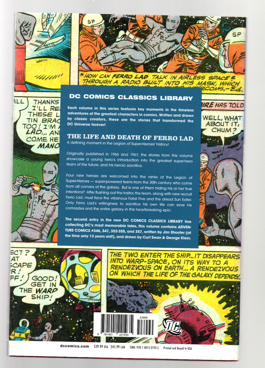 DC Comics Classics Library: Legion of Super Heroes - Life and Death of ...