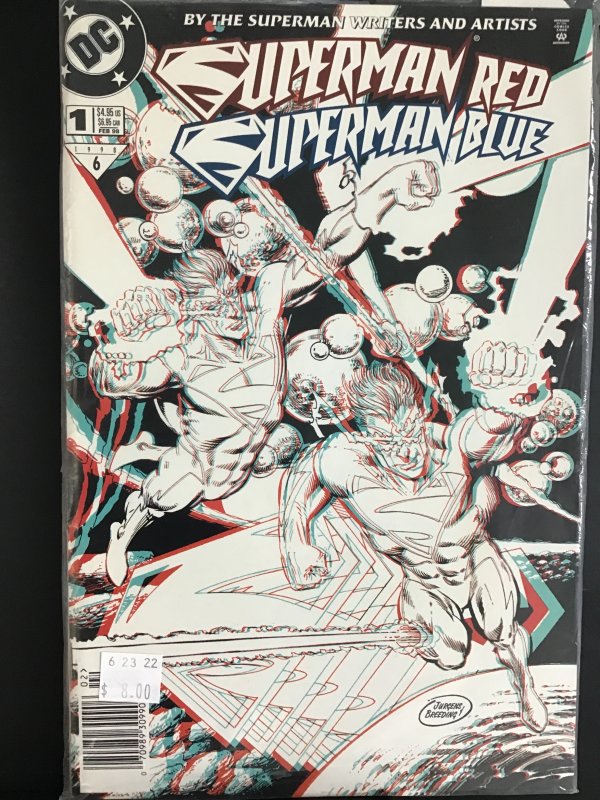 Three-Dimension Adventures Superman (1953) Superman Red, Superman Blue ...