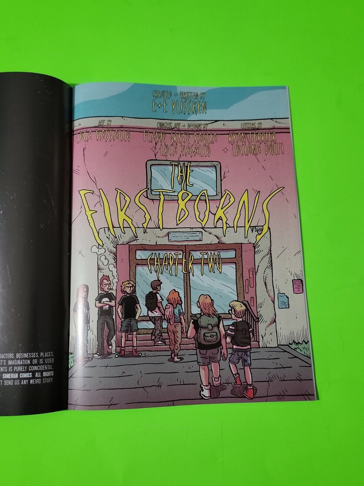 The Firstborns 2 Plissken Vassallo Sumerian Ink horror goes punk 2023 ...