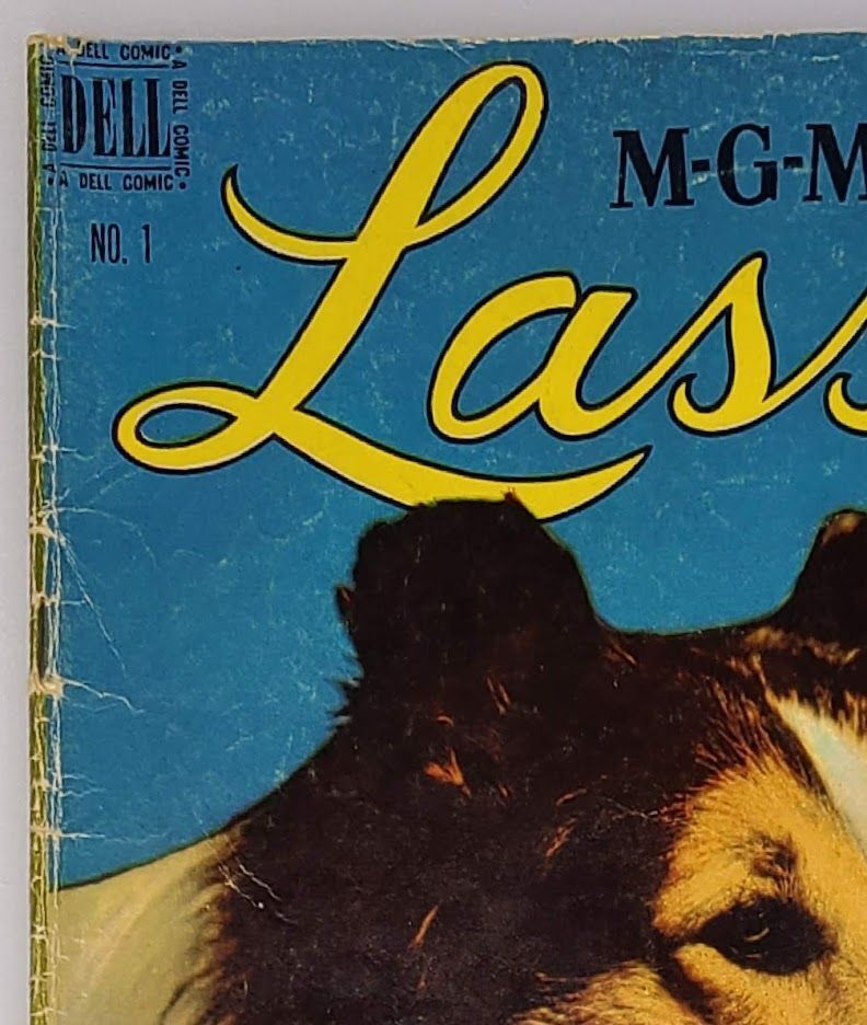Lassie #1 Dell 1950 2.0 GD Golden Age First Issue Photo Cover Comic ...