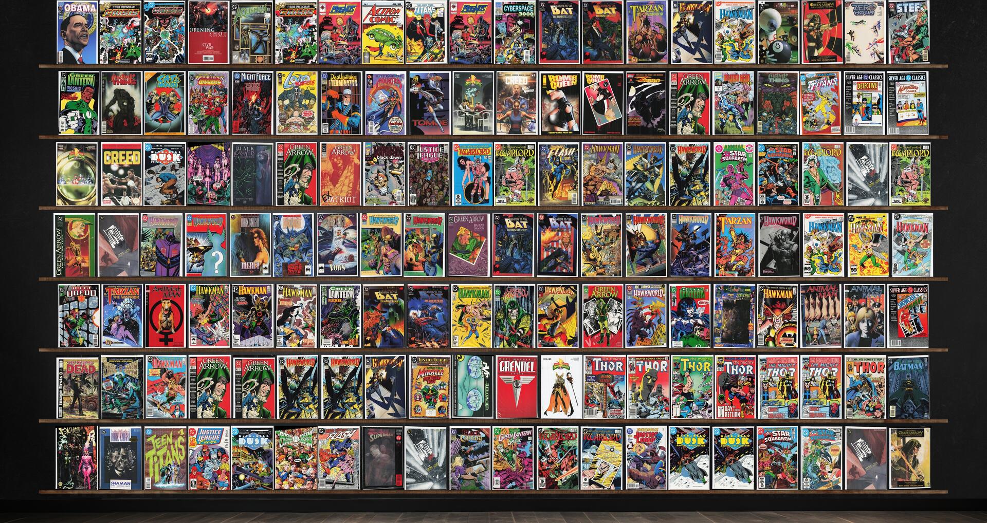 Huge Lot 140+ Comics with Hawkworld, Hawkman, Warlord & More ...