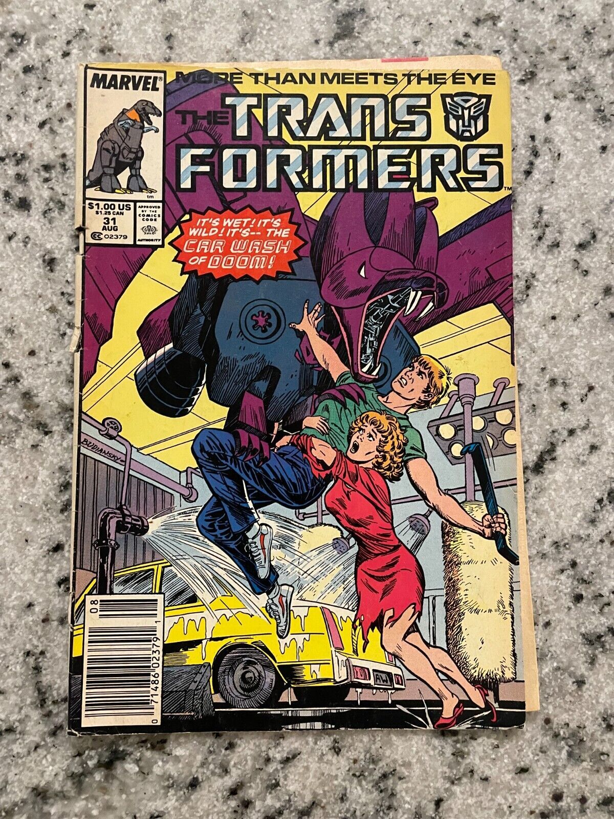 Transformers # 31 VG Marvel Comic Book Optimus Prime Megatron Bumble ...