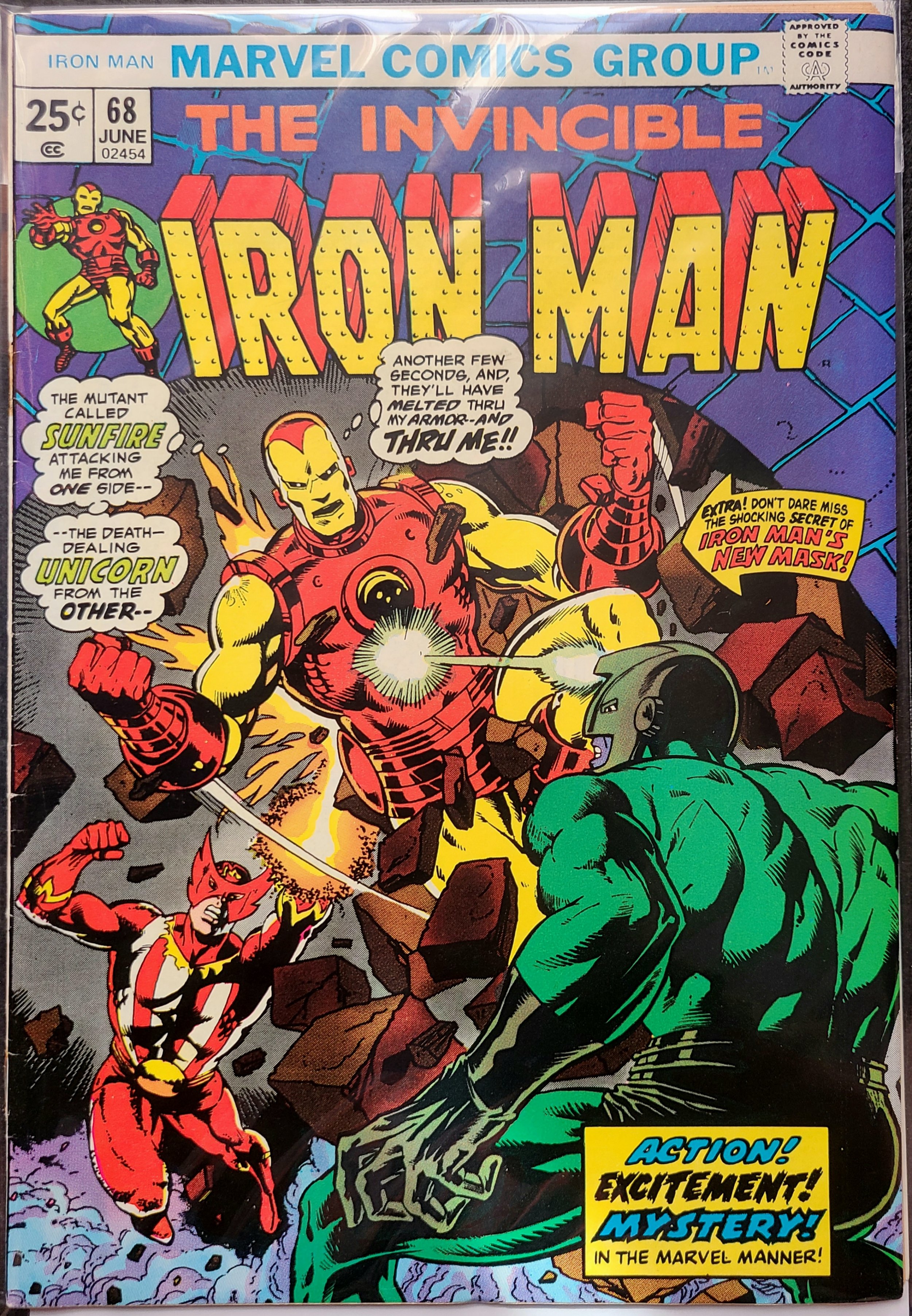 Invincible Iron Man 68 | Comic Books - Bronze Age, Marvel, Iron Man ...