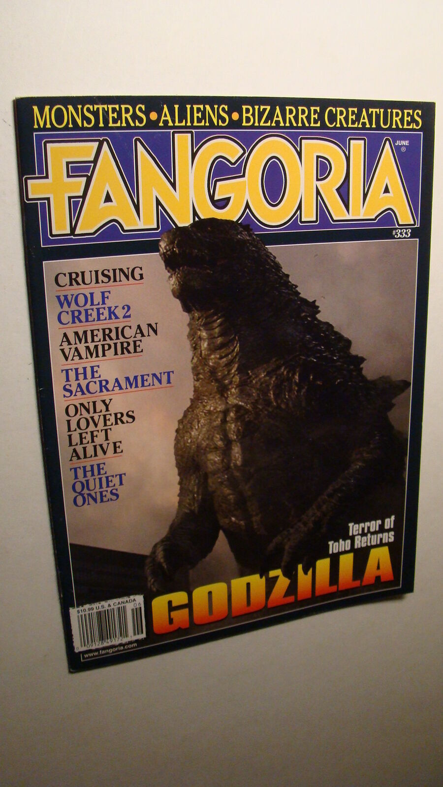 Fangoria 333 *Hi-Gr* Godzilla Vampire Sacrament Wolf Creek Famous ...